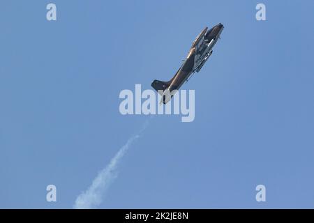 BAC Strikemaster displaying at Blackpool Air Show 2022 Stock Photo - Alamy
