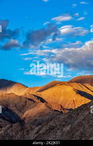Himalayas Zanskar range on sunset Stock Photo - Alamy