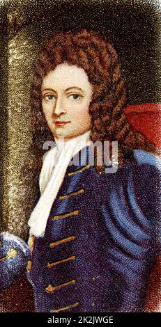 CHRISTOPHER WREN (1632-1723) English architect. Steel engraving based ...