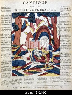 St Genevieve of Brabant, 8th century. Wife of palatine Siegfried ...