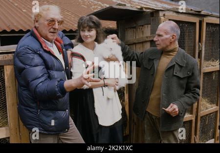 Portrait of French actor Jacques Dufilho on the set of the film "La ...