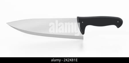 kitchen knife isolated on white background 3d illustration Stock Photo ...