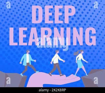 Inspiration showing sign Deep Learning. Business concept Hierarchical ...