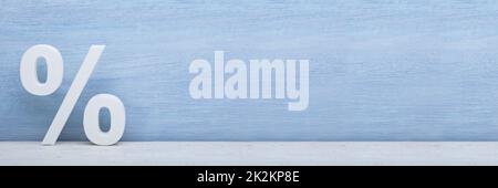 Percentage rate icon on a white background Stock Photo - Alamy