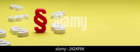Close-up Of Red Paragraph Symbol On Euro Banknotes Stock Photo - Alamy