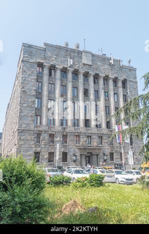 Belgrade, Serbia - June 7, 2022: Central Post Office of Serbia Stock ...
