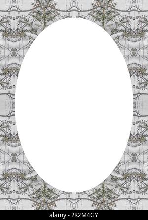 Circle Frame Background with Decorated Borders Stock Photo - Alamy