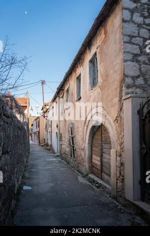 A street in the old town of Trebinje, Bosnia and Herzegovina Stock ...