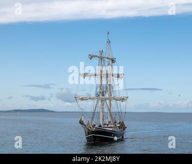 22 September 2022. Buckie, Moray, Scotland. This is the Lady of Avenel ...