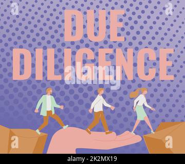 Text showing inspiration Due Diligence, Business overview avoid harming ...