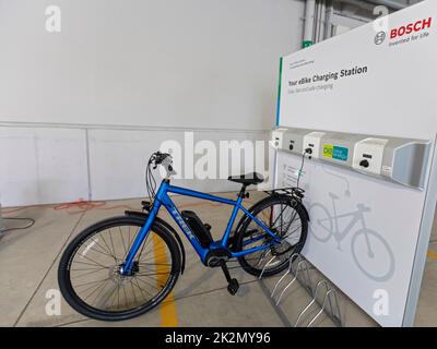 Detroit, Michigan - The Detroit Smart Parking Lab, a research center ...