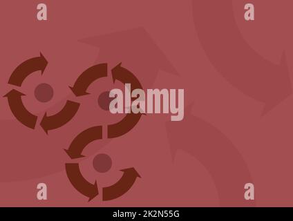 Abstract arrow symbol design symbolizing successfully accomplishing ...