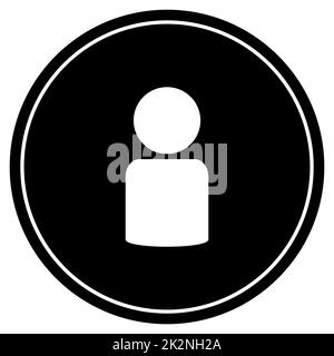 My account icon. Internet button on white background Stock Photo - Alamy