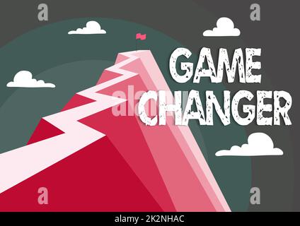 Conceptual caption Game Changer. Business concept Sports Data ...