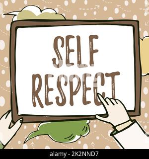 Conceptual caption Just Be Yourself. Conceptual photo Self Attitude ...