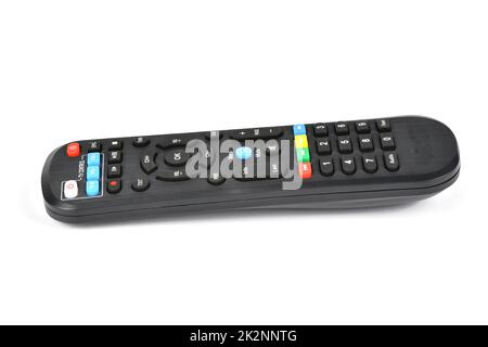 TV remote control keypad isolated on white background. High resolution ...