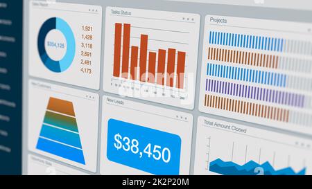 erp software interface Stock Photo - Alamy
