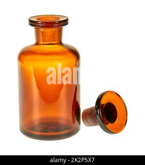 Pharmacy bottle, cut-out Stock Photo - Alamy