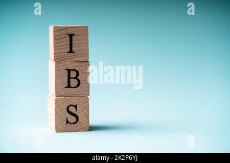 IBS irritable bowel syndrome symbol. Concept words IBS irritable bowel ...