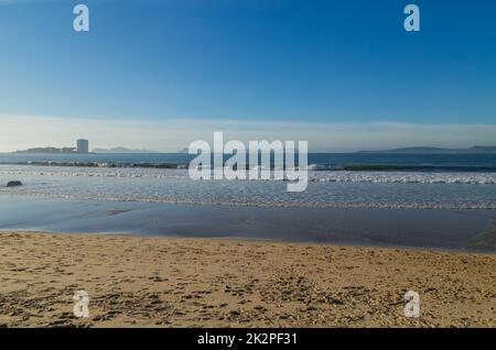 Samil beach in Vigo Stock Photo - Alamy
