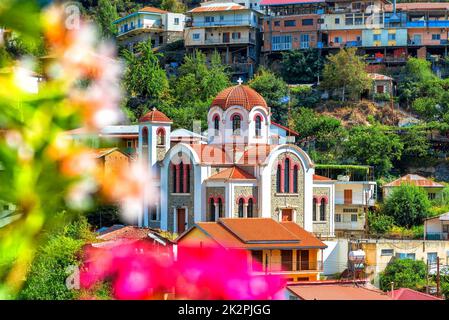 Moutoullas, traditional cypriot village. Nicosia District Stock Photo ...