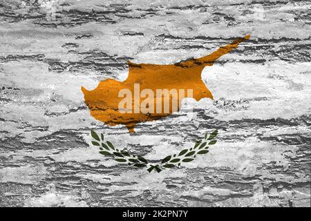 Cyprus flag - realistic waving fabric flag Stock Photo - Alamy