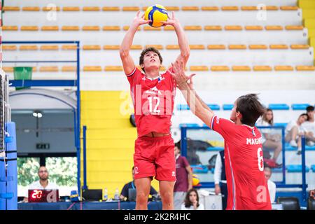 Liam Varier (FRA) during the CEV U20 Volleyball European Championship ...