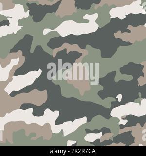 Background texture military khaki winter white camo - Vector Stock ...