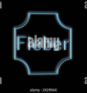fever - Word or text as 3D illustration, 3D rendering Stock Photo - Alamy