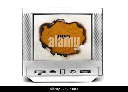 Information on TV Stock Photo - Alamy