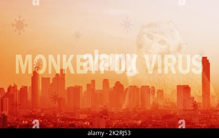 Monkeypox outbreak concept. Monkeypox is caused by monkeypox virus ...