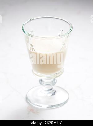 alcohol drink made of eggs Stock Photo - Alamy