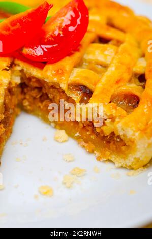 home made beef pie Stock Photo - Alamy