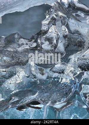 Glacial block of ice closeup Stock Photo - Alamy