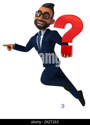 3D Illustration of a cartoon businessman Stock Photo - Alamy