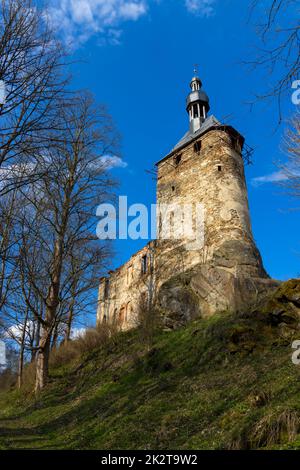 Hartenberg ruins, Western Bohemia, Czech Republic Stock Photo - Alamy
