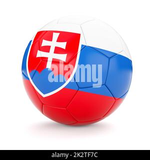 illustration of the Slovakian flag on a white background Stock Photo ...