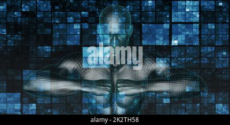 Cyber Warfare and Security Surveillance Background Concept Stock Photo ...