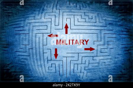 Crime maze concept Stock Photo - Alamy