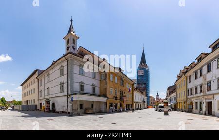 Kranj Main Square Stock Photo - Alamy