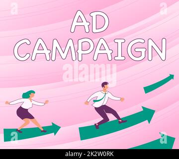 Text caption presenting Your Media Campaign. Business concept Your ...