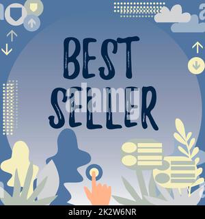 Handwriting text Best Seller. Business idea a highlypurchased commodity ...