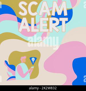 Handwriting text Internet Scam. Conceptual photo type of fraud or scam ...