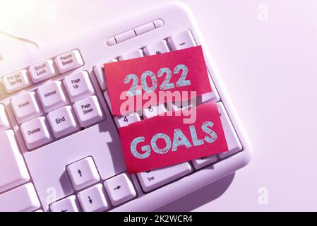 Handwriting text The End 2022, Business overview Happy new year final ...