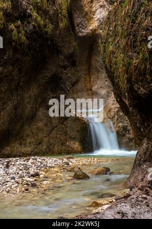 Almbachklamm gorge near Berchtesgaden, Bavaria, Germany Stock Photo - Alamy