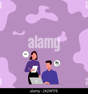 Partners Sharing New Wonderful Ideas For Skill Improvement Discussing Work Strategies ...