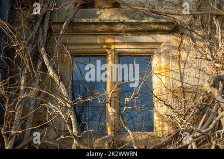 Leaded windows with stone mullions and lintel at Bateman's, Burwash ...