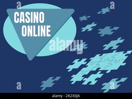 Hand writing sign Casino Online. Internet Concept Computer Poker Game ...