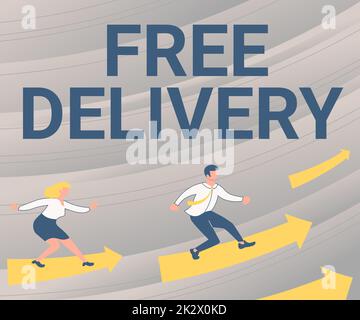 SHIPPING FREE text on red round grungy texture stamp Stock Photo - Alamy