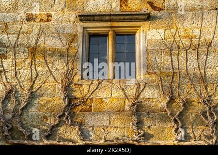 Leaded windows with stone mullions and lintel at Bateman's, Burwash ...